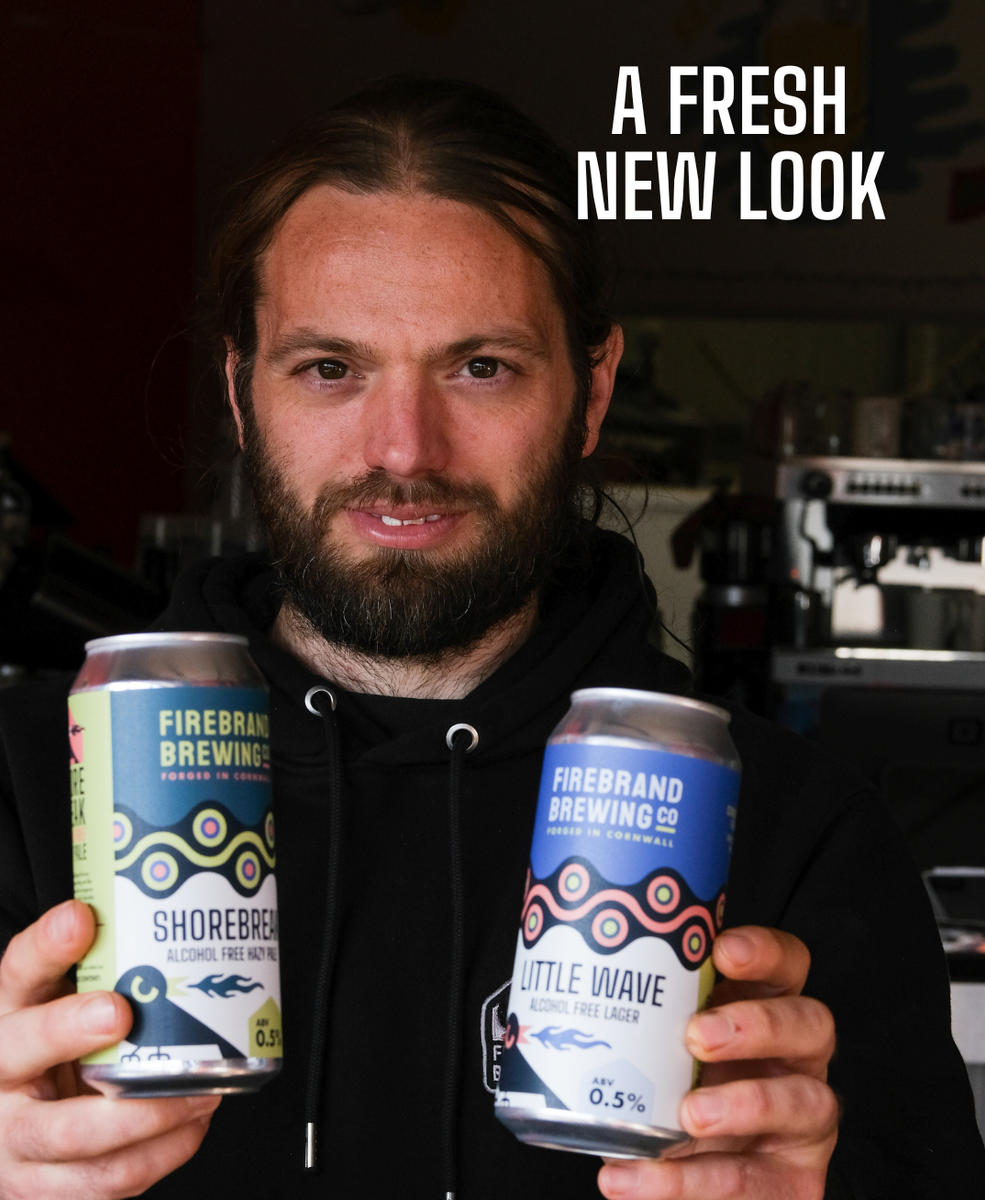 New look for Shorebreak and Little Wave | Blog | Firebrand Brewing Co