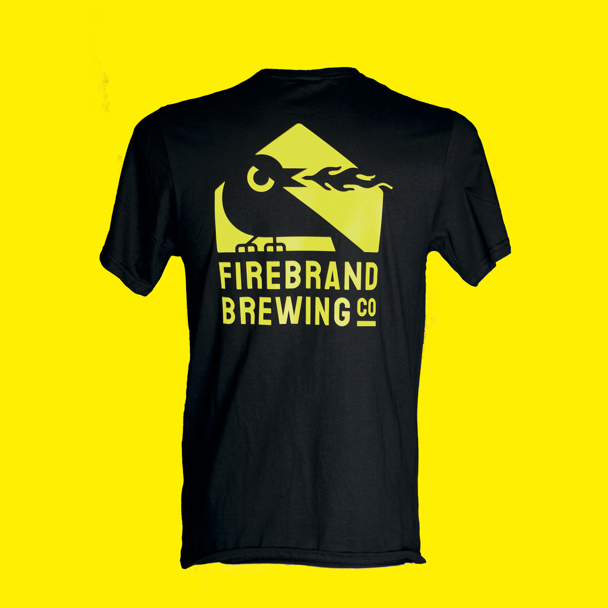 Firebrand Chough Logo T-Shirt - Black – Firebrand Brewing